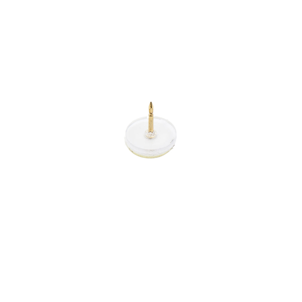 [611-S] Vinyl Tie Tack Pin with Adhesive Backing