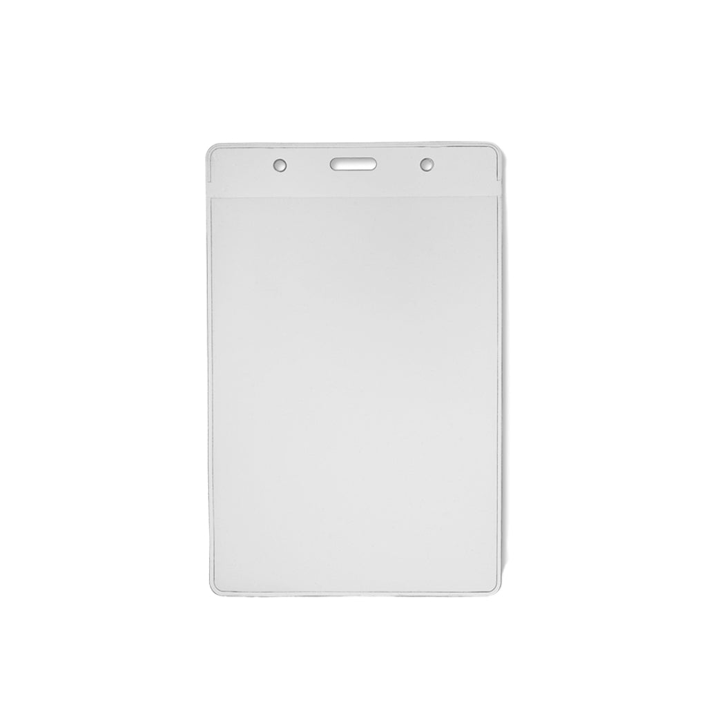 [BHV-4X6] 3-5/8 x 5-1/4" Vertical Clear Vinyl Card Holder